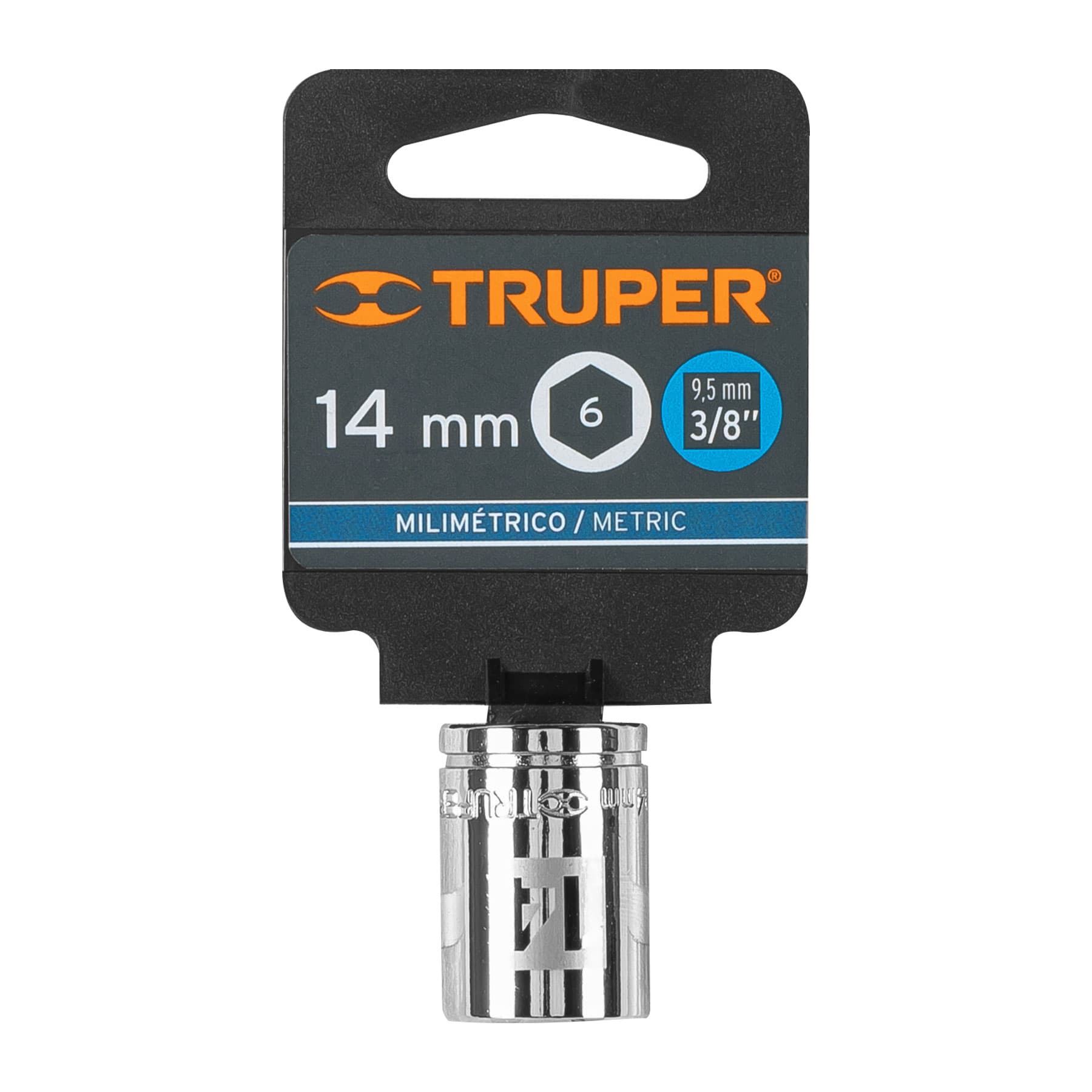 Dado de 14 mm, 6 puntas, cuadro 3/8″, Truper 13678 – FERRETERÍA DEL HOGAR